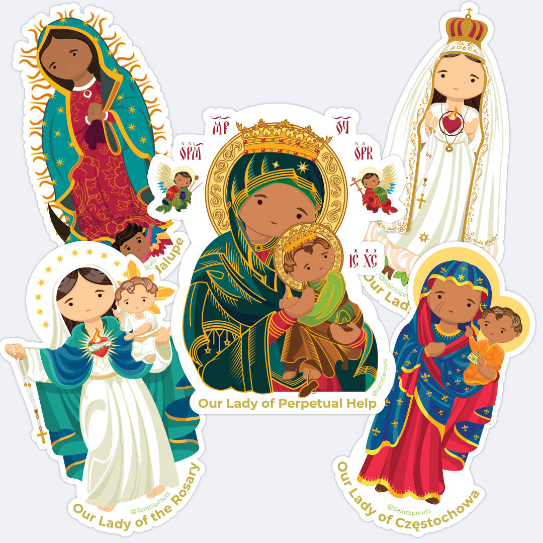 Marian Stickers – SaintSprouts®