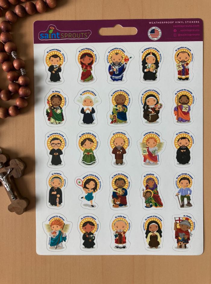SaintSprouts®: Cute, High-Quality Catholic Stickers and Magnets