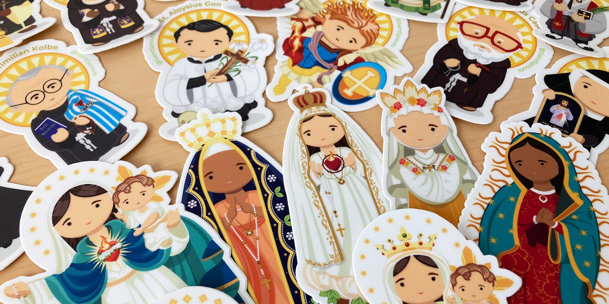 SaintSprouts®: Cute, High-Quality Catholic Stickers and Magnets